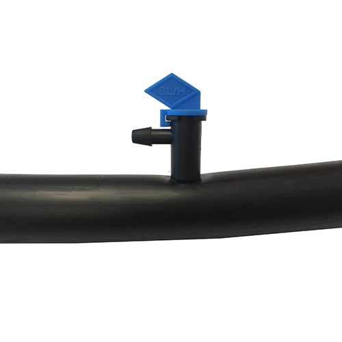 Dripper – Take Apart 8/lh 4mm Barb – Blue – GrowInsane