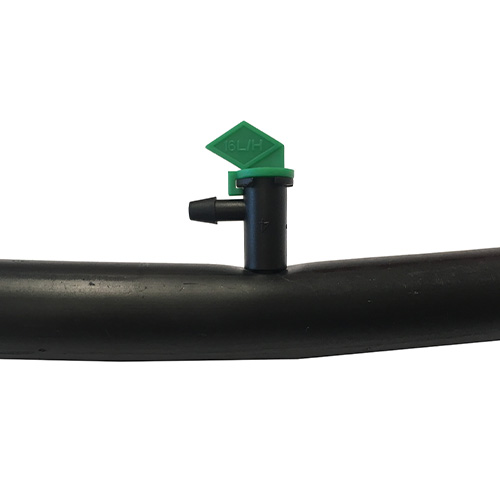 Dripper – Take-Apart 16/lh 4mm barb – Green – GrowInsane